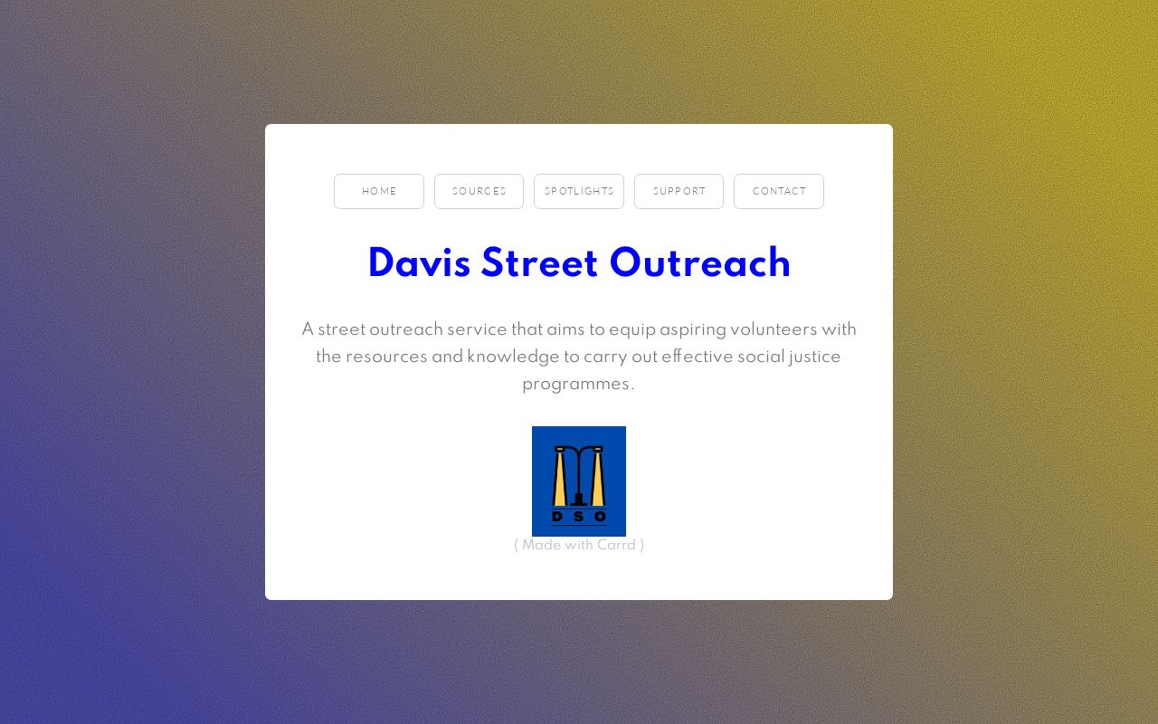 Davis Street Outreach